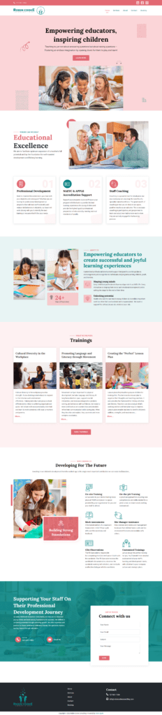 Aston Spark | Robin Cooke Consulting Website Design Project